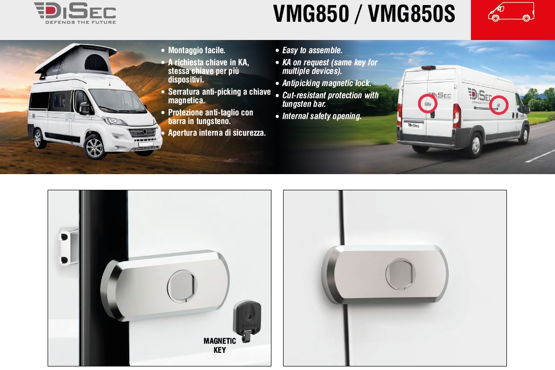 Pareja de Cerradura para Vehículo DISEC Magnética - Ferresegur LLaves magneticas numero 2 llaves ...